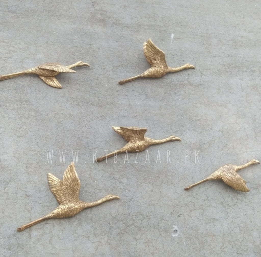 Flying Birds Wall Decoration (set of 5) – KT Bazaar